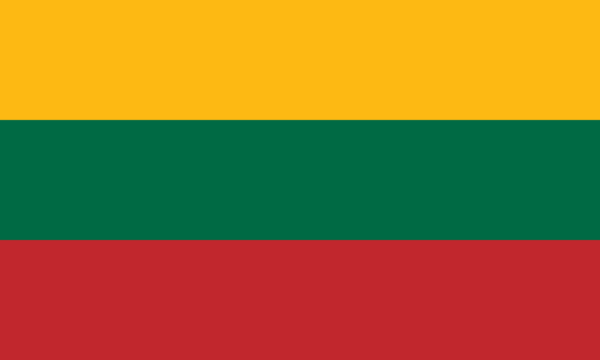 Comprar Bandera Lituania Oficial | Tricolor | Envío Gratis